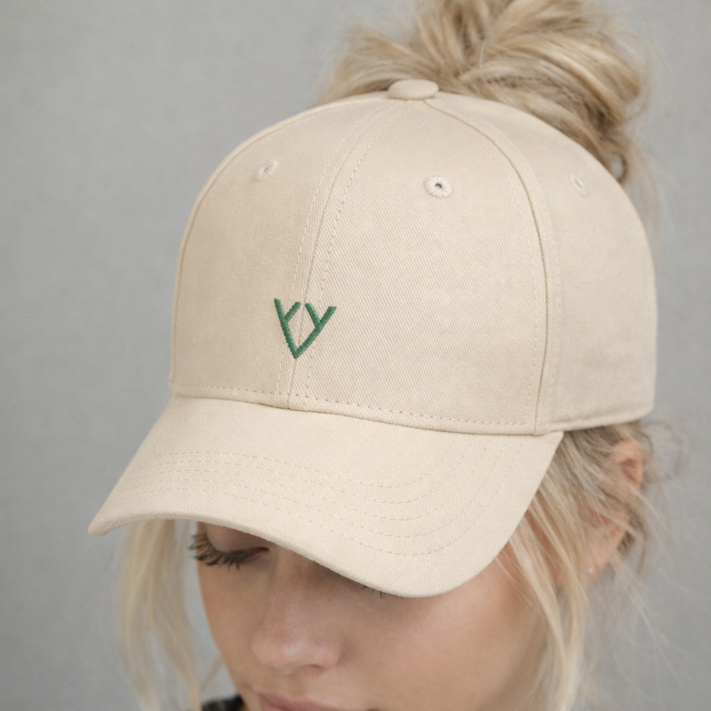 BASEBALL CAP - FEELING FREE (SAND) – Victoria Stag
